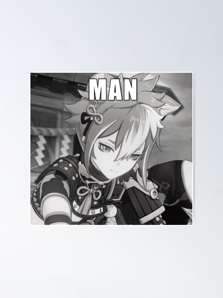 "Gorou sad Genshin" Poster for Sale by SleepyLizard | Redbubble