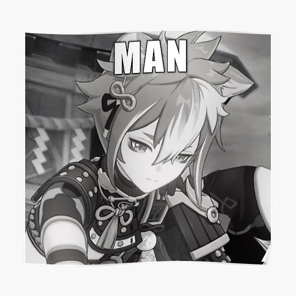 "Gorou sad Genshin" Poster for Sale by SleepyLizard | Redbubble