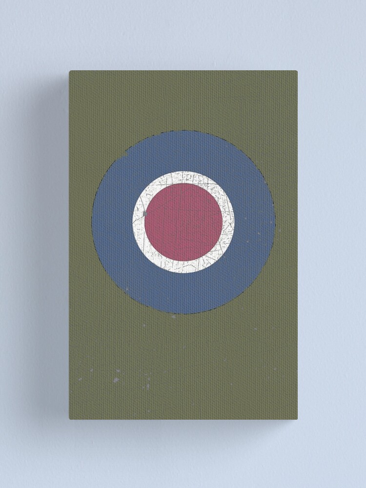 "Vintage Look WW2 British Royal Air Force Roundel" Canvas Print for ...
