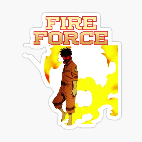 "Fire Force" Sticker for Sale by NyjayDesigns | Redbubble