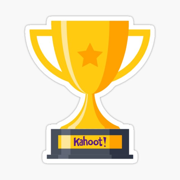 "Kahoot Winner" Sticker for Sale by JorgeDLeon | Redbubble
