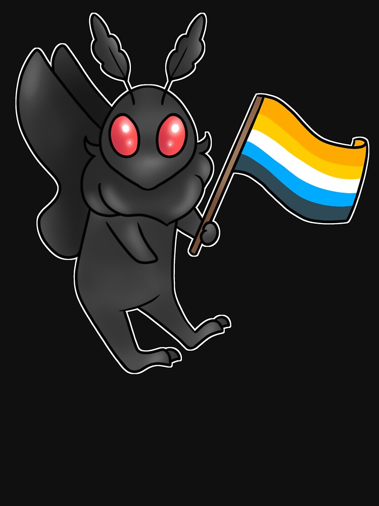 "Mothman aroace pride flag asexual aromantic " T-shirt for Sale by ...