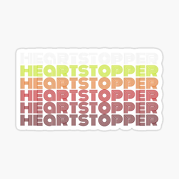 "Heartstopper Vintage" Sticker for Sale by nudgeforgood | Redbubble