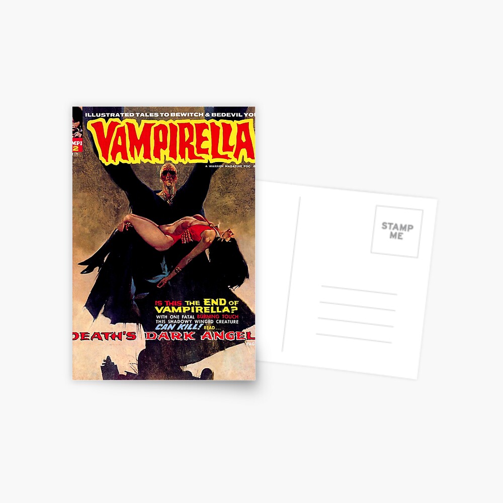 "YES! ANOTHER GREAT VINTAGE VAMPIRELLA MAGAZINE COVER!" Postcard by ...