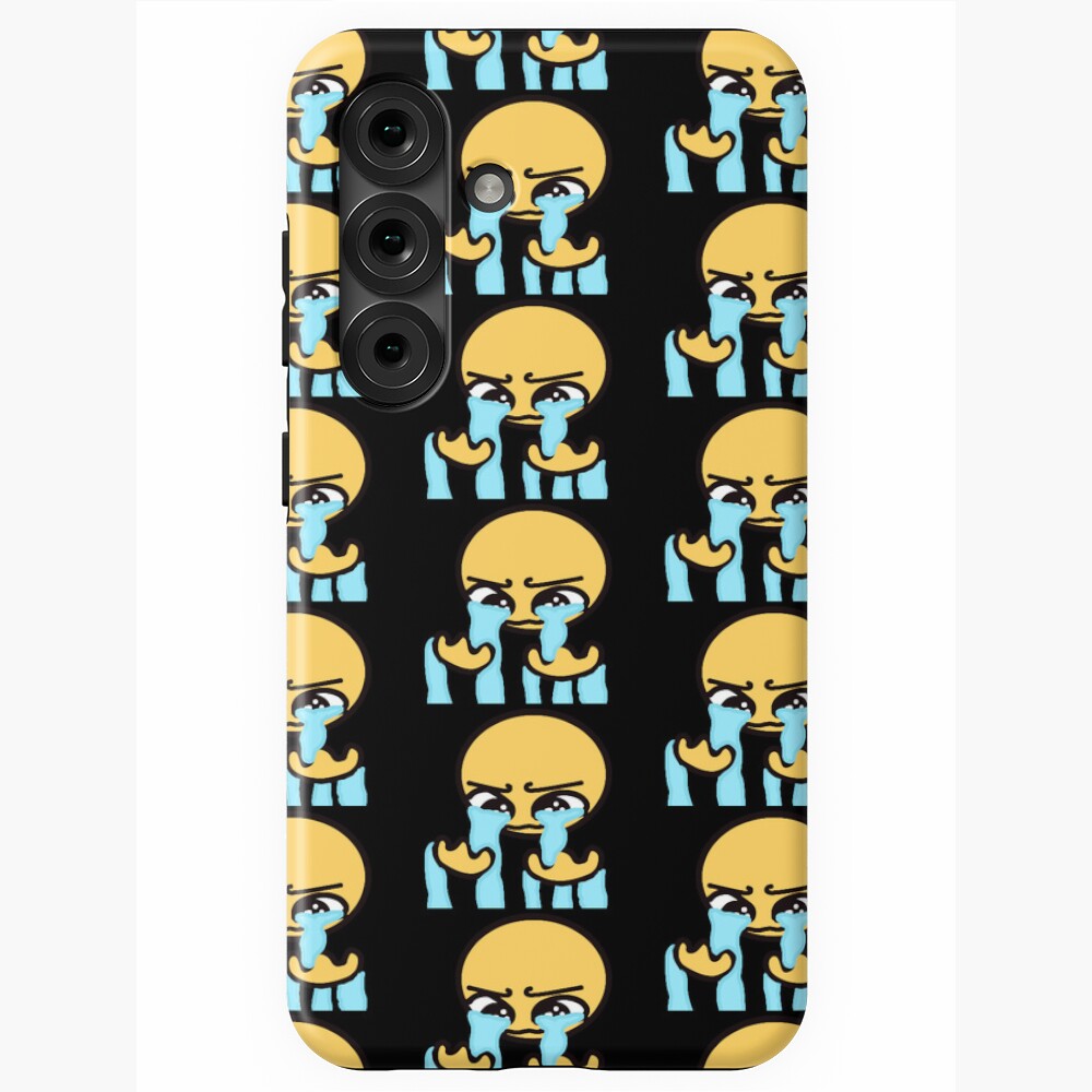 "Confused Crying Emoji" Sticker for Sale by DesignsbyAW | Redbubble