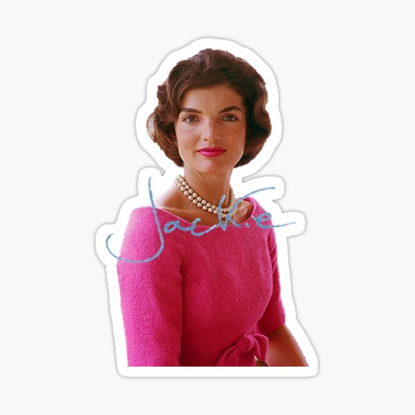 "Jackie Kennedy" Sticker by Eliselle | Redbubble