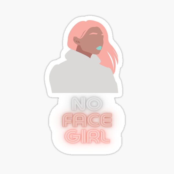 "No Face Girl-NFG" Sticker for Sale by AmzaZox | Redbubble