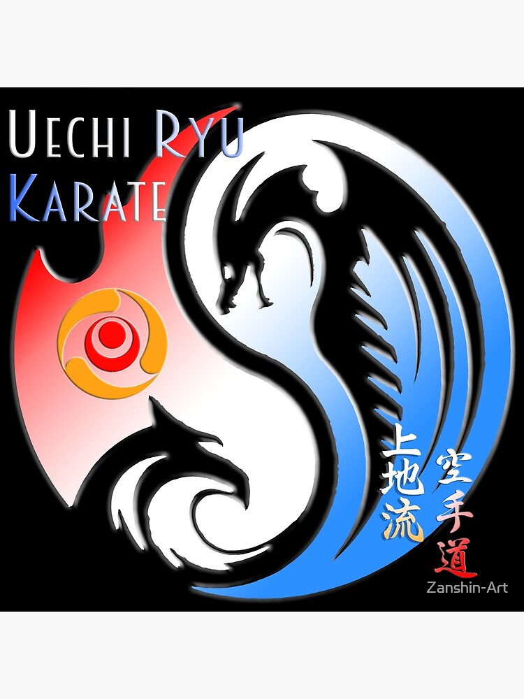 "Uechi Ryu Karate Combat Martial Arts Budo Design" Poster for Sale by ...