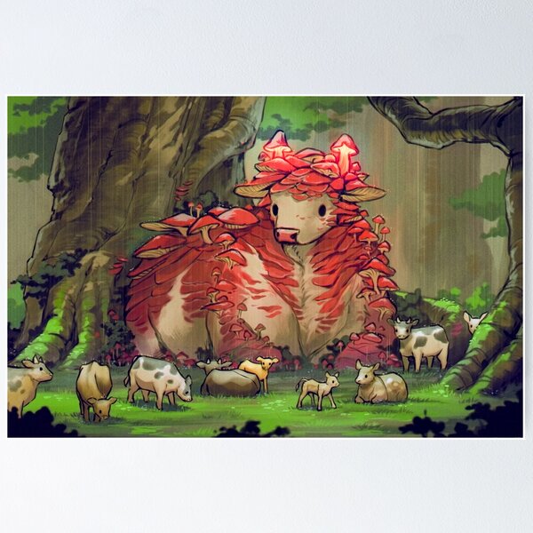 "The Mooshroom" Poster for Sale by kkimg911 | Redbubble