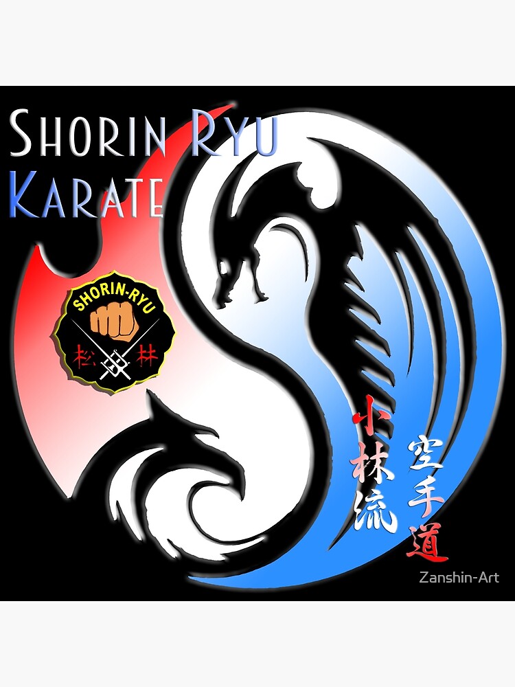"Shorin Ryu Karate Combat Martial Arts Budo Design" Poster by Zanshin ...