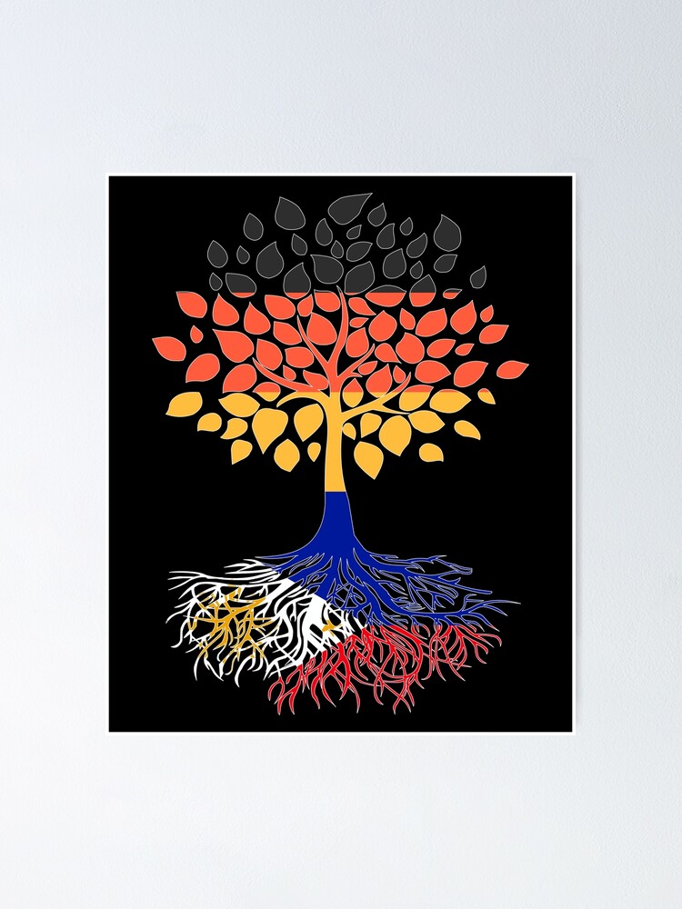 "German Filipino roots" Poster for Sale by phys | Redbubble