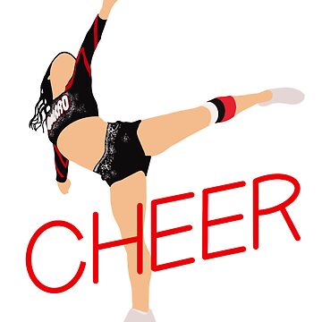 "Cheer Netflix Navarro " Sticker for Sale by hcohen2000 | Redbubble