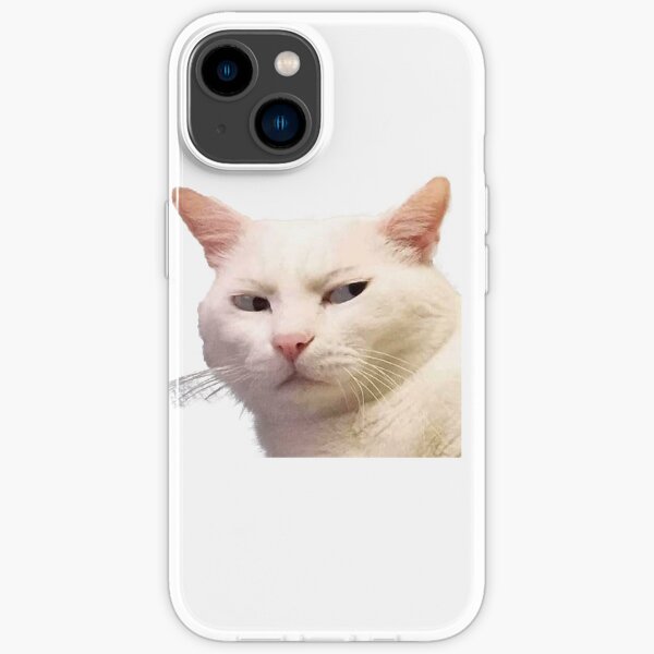 "Funny Cat look angry Meme Sticker Bundle meow kitten cat lady funny cat memes" iPhone Case for ...