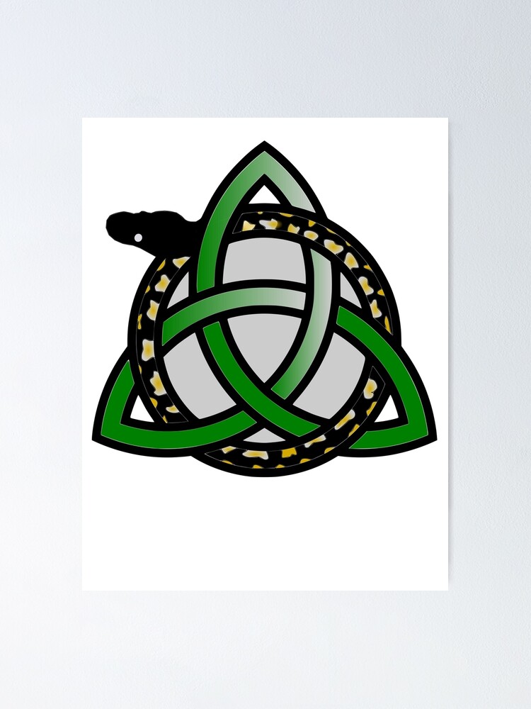 "Snake Trinity knot" Poster for Sale by JakeKraemer | Redbubble