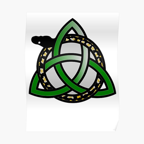 "Snake Trinity knot" Poster for Sale by JakeKraemer | Redbubble