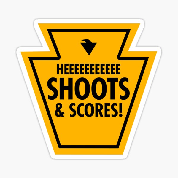 "HEEEEEEE SHOOTS & SCORES! (*ORIGINAL DESIGN*)" Sticker for Sale by ...