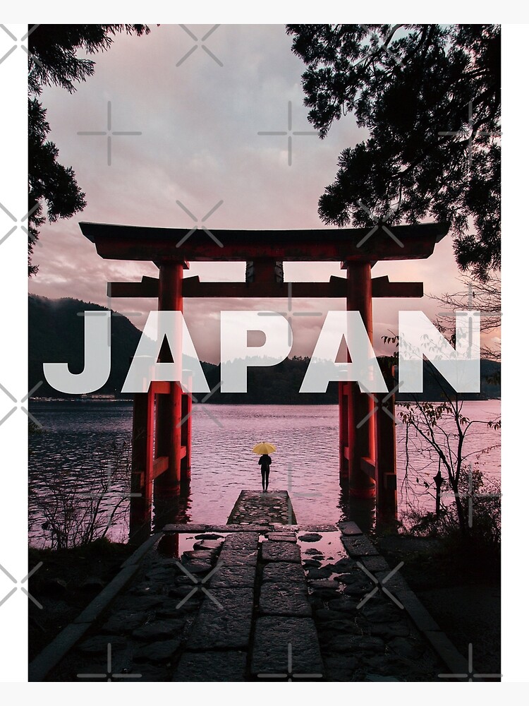 "Torii Gate in Japan - Japanese Sunset - Shinto" Poster for Sale by ...
