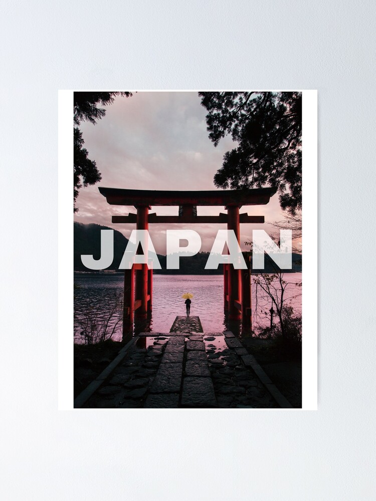 "Torii Gate in Japan - Japanese Sunset - Shinto" Poster for Sale by ...