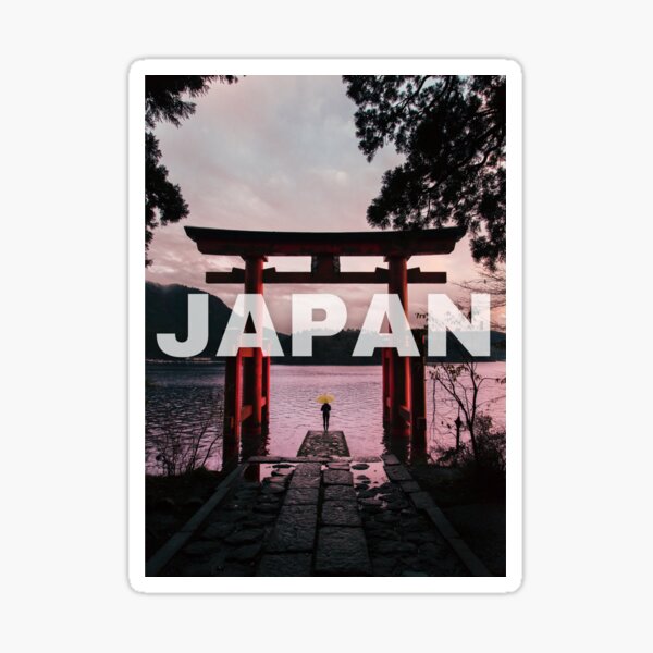 "Torii Gate in Japan - Japanese Sunset - Shinto" Sticker for Sale by ...