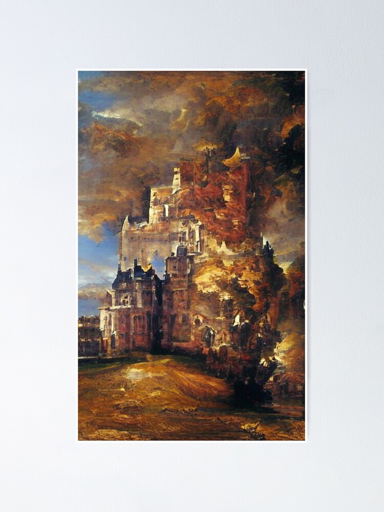 "Castle Baroque style Art" Poster for Sale by NeuralProd | Redbubble