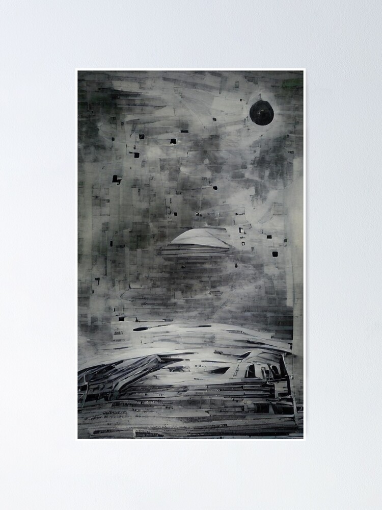 "Space Etching style Art" Poster for Sale by NeuralProd | Redbubble
