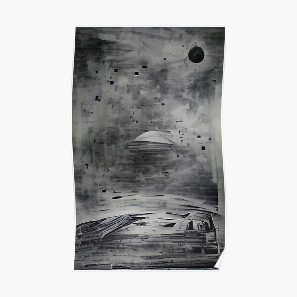 "Space Etching style Art" Poster for Sale by NeuralProd | Redbubble