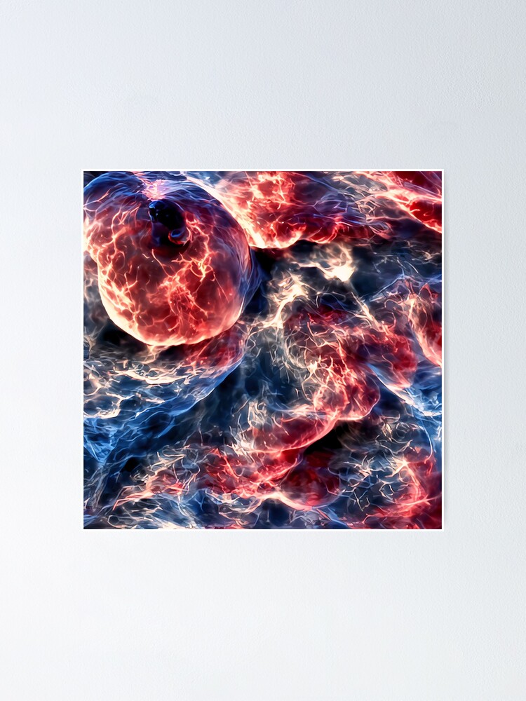 "Pool Of Plasma" Poster for Sale by AILucidDreams | Redbubble