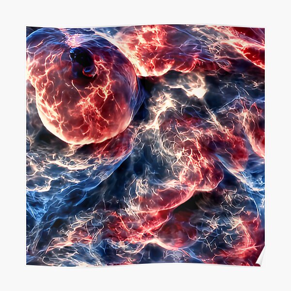 "Pool Of Plasma" Poster for Sale by AILucidDreams | Redbubble