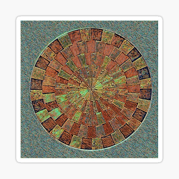 "Mandala Center 0001" Sticker for Sale by KIlkor-Art | Redbubble