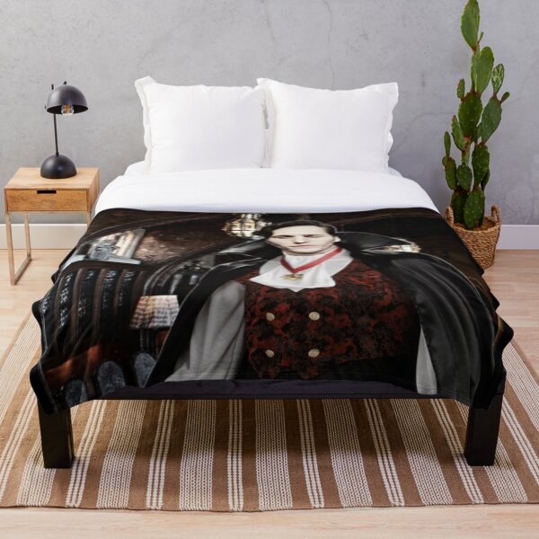 "Vampire Jerma Alt." Throw Blanket for Sale by buggedjuice | Redbubble