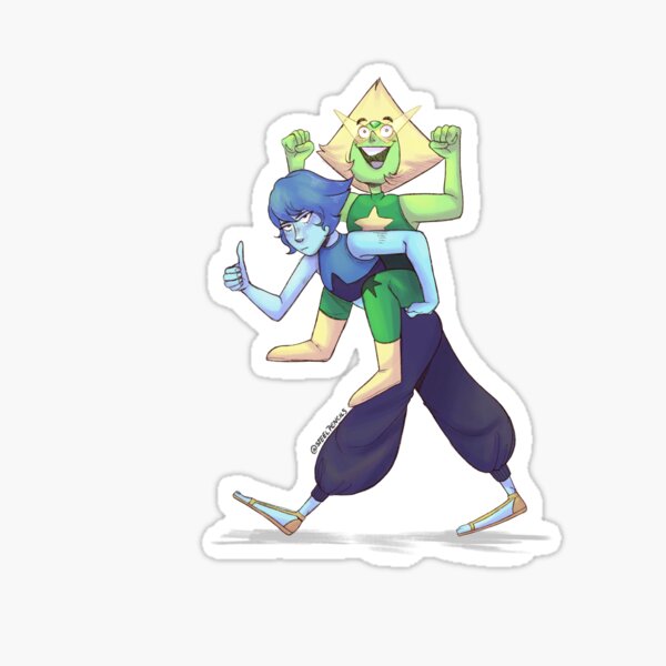 "Lapis and Peridot" Sticker for Sale by Paula da Ponte | Redbubble
