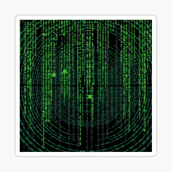 "Matrix" Sticker for Sale by bbalint | Redbubble