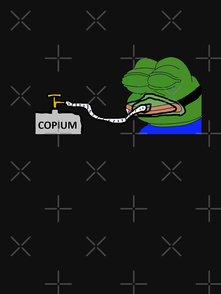 "pepe - copium twitch meme" T-shirt for Sale by Goodisback | Redbubble ...