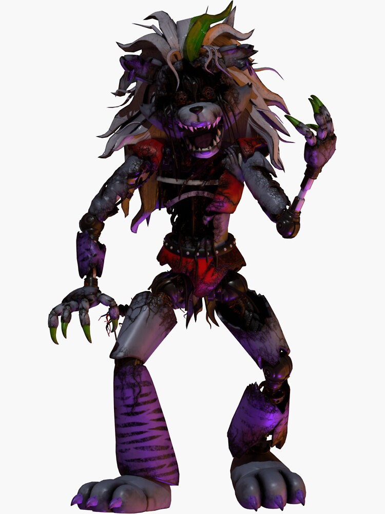 Pegatina «Violación de seguridad de Roxy FNAF rota» de ChocolateColors ...