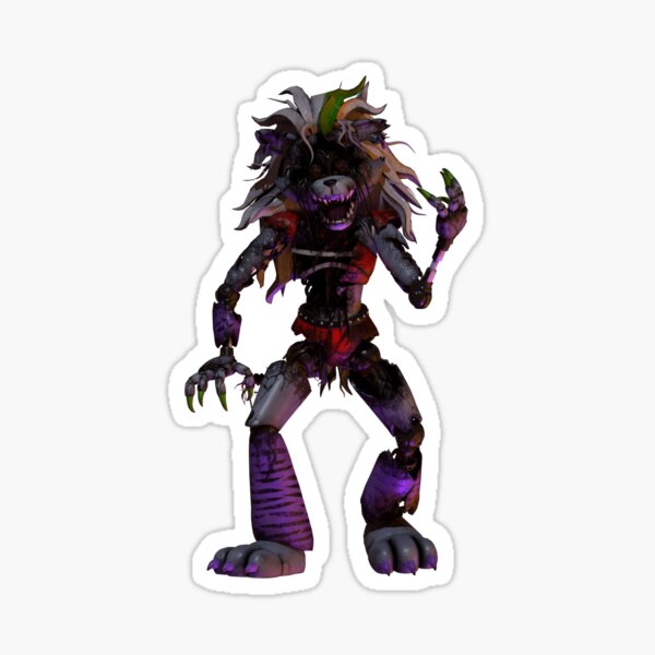 "Broken Roxy FNAF Security Breach" Sticker for Sale by ChocolateColors ...