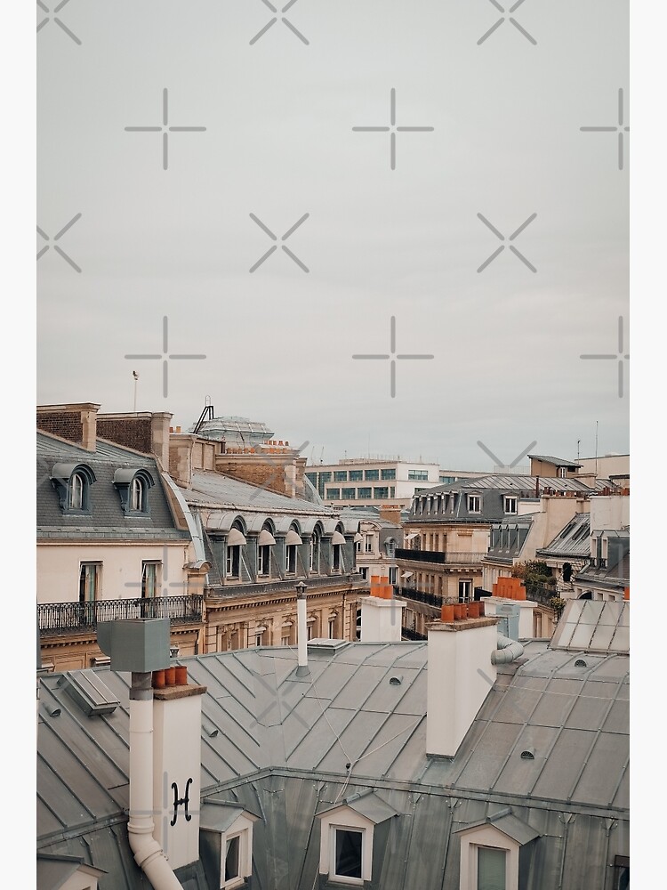 "parisian rooftops" Art Print for Sale by diaryofabean | Redbubble