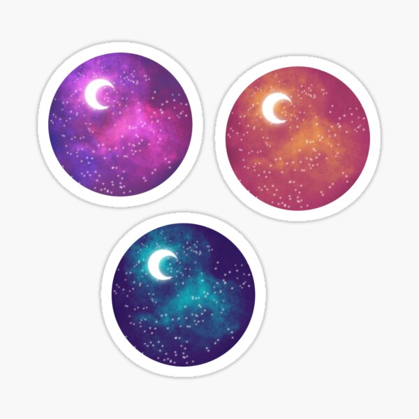 "Galaxy sticker pack" Sticker for Sale by stickersbyheidi | Redbubble