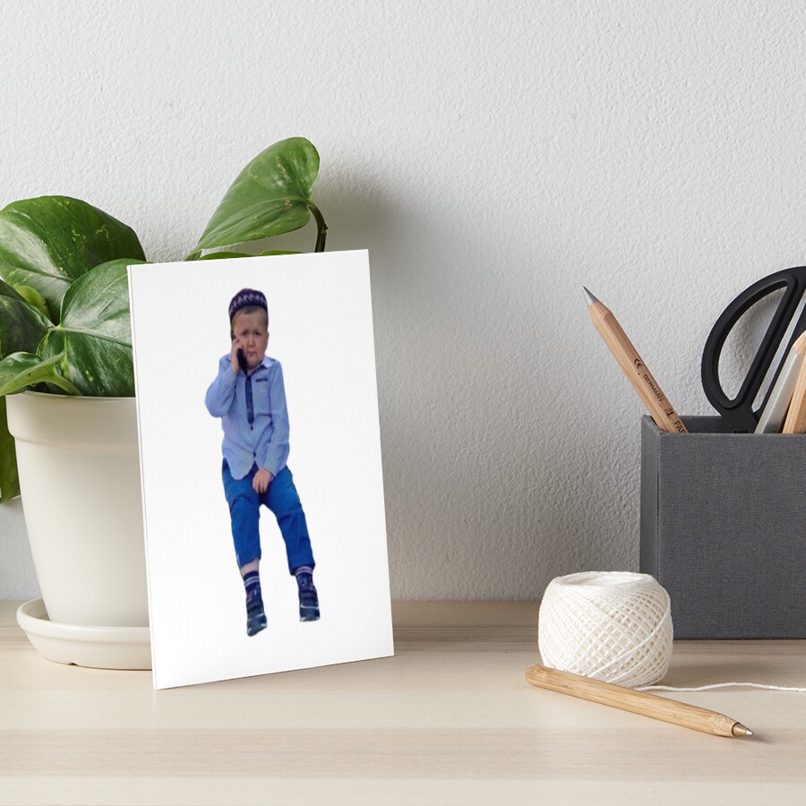 "Hasbulla Phone Call" Art Board Print by BitternotMeme | Redbubble