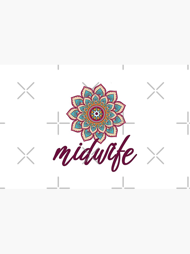 "Aesthetic Midwife Boho Style Floral | Midwife Mandala |Design ...