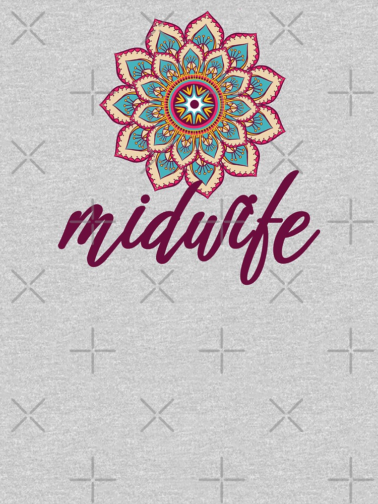 "Aesthetic Midwife Boho Style Floral | Midwife Mandala |Design ...