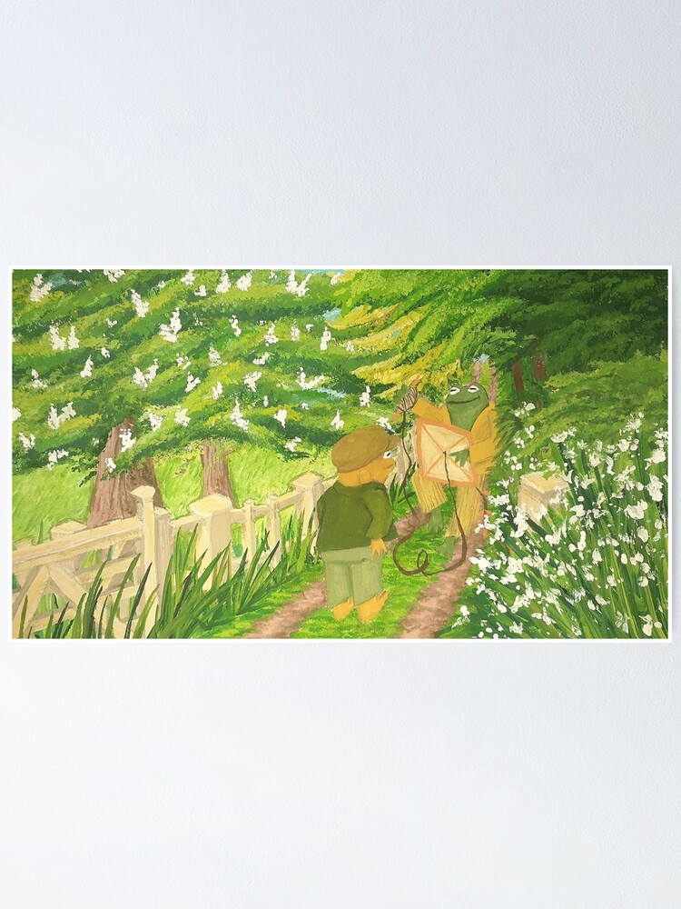 "a Frog and a Toad Fly a Kite" Poster for Sale by buggedjuice | Redbubble