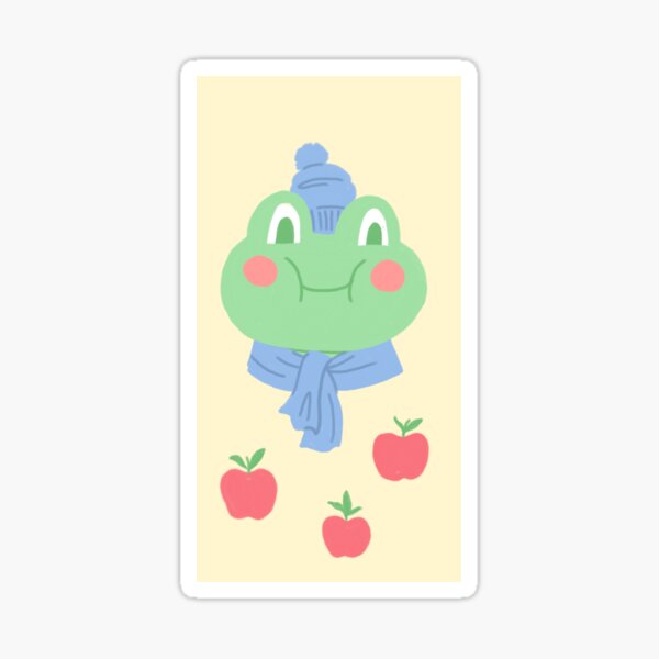 "apple frog" Sticker by SageTeaArts | Redbubble