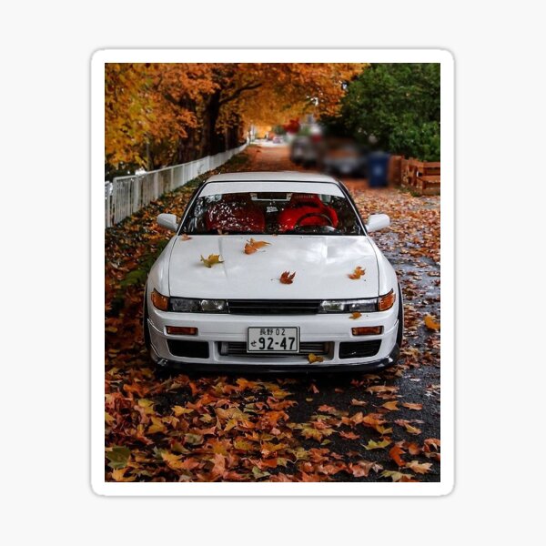 "Silvia S13" Sticker for Sale by CasperCustoms | Redbubble