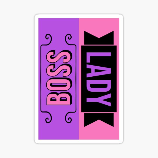 "Boss Lady, Women CEO" Sticker by Augfi | Redbubble