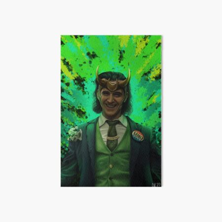 "President Loki Digital Fanart" Art Board Print by AussieDrawzz | Redbubble