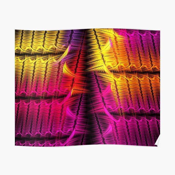 "Golden Pink Weave" Poster for Sale by KimSyOk | Redbubble