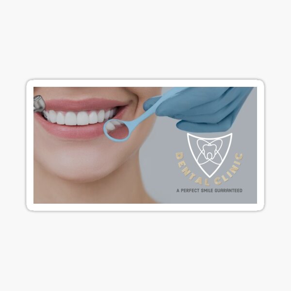 "Dental clinic design " Sticker by Davidramsis1 | Redbubble