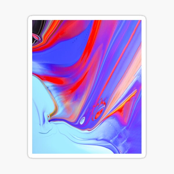 "Metal Poster Contemporary Art" Sticker by CAT-LUVERS | Redbubble