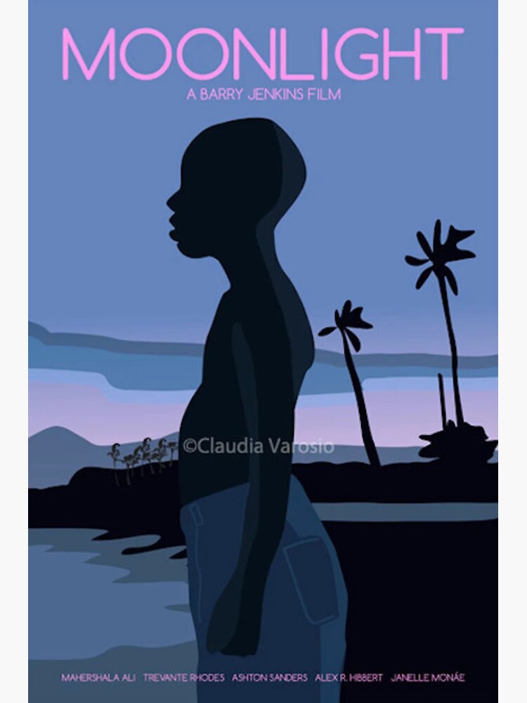 "Moonlight Movie Poster" Sticker for Sale by suwwydaak | Redbubble