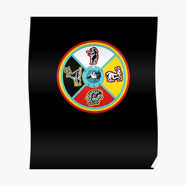 Póster «♥♥ BANDERA DE LA TRIBU CHIPPEWA ♥♥ La bandera de Sault Ste ...